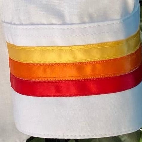 Fire Color White Ribbon Shirt | Our Indigenous Traditions – Our ...