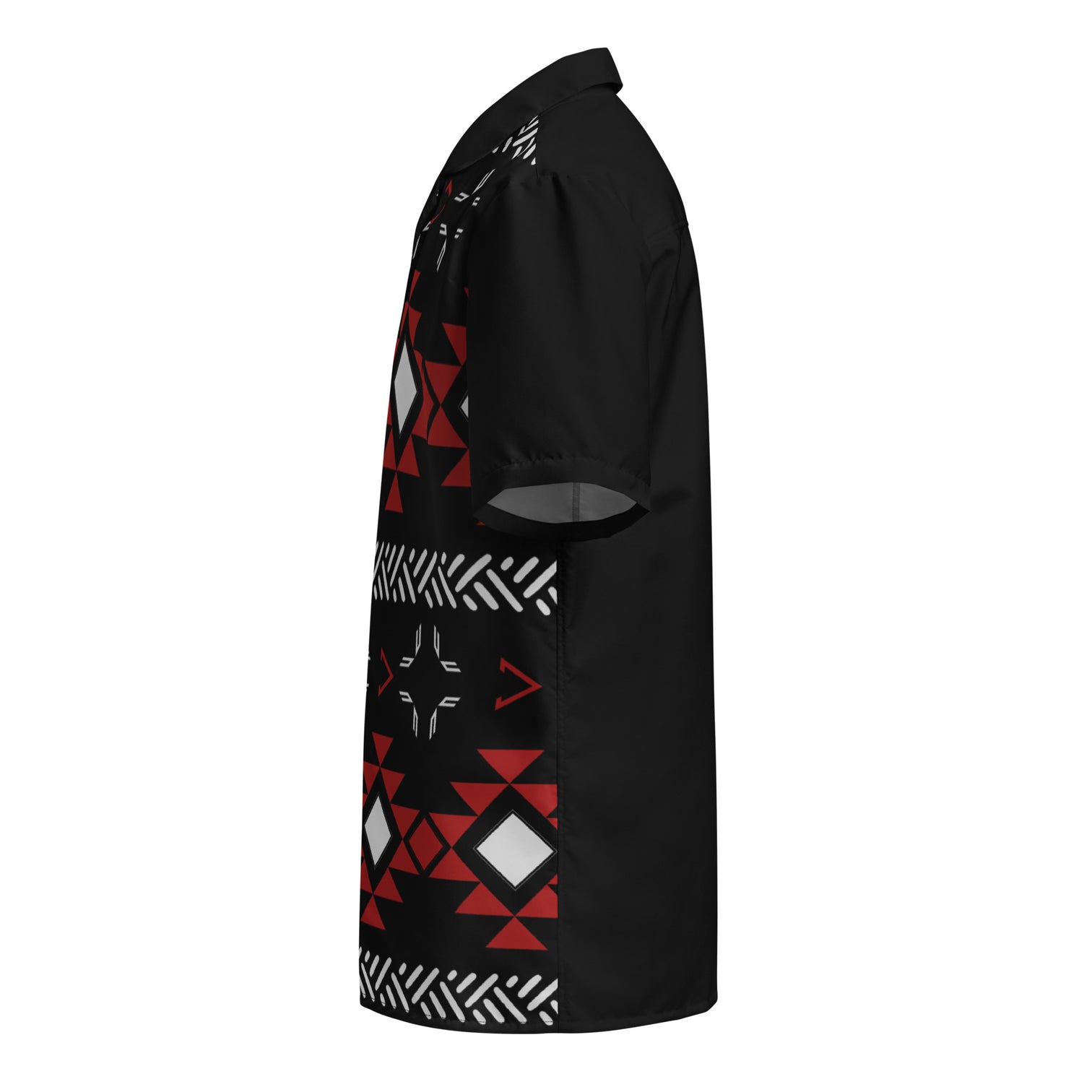 Black Red Diamond Button Shirt | Our Indigenous Traditions – Our ...