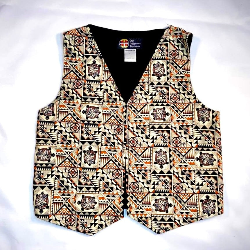 Red Turtle Youth Vest | Our Indigenous Traditions Clothing